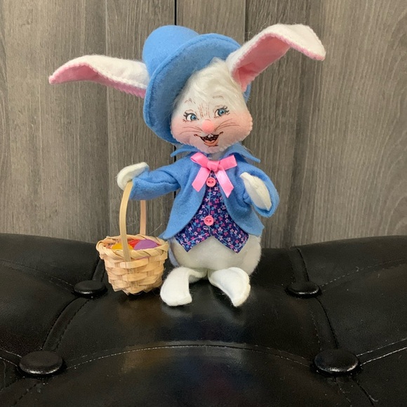 Annalee | Holiday | Annalee 6 Easter Boy White Bunny Rabbit In Blue ...